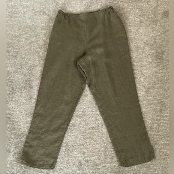 Flax | Pants & Jumpsuits | Flax Sage Green Linen Pants | Poshmark